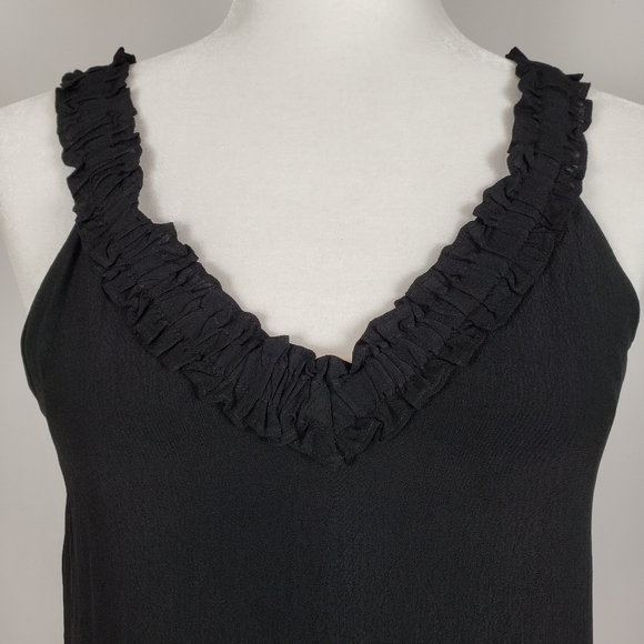Massimo Dutti | Tops | Nwt Massimo Dutti Black V Neck Tank Top | Poshmark